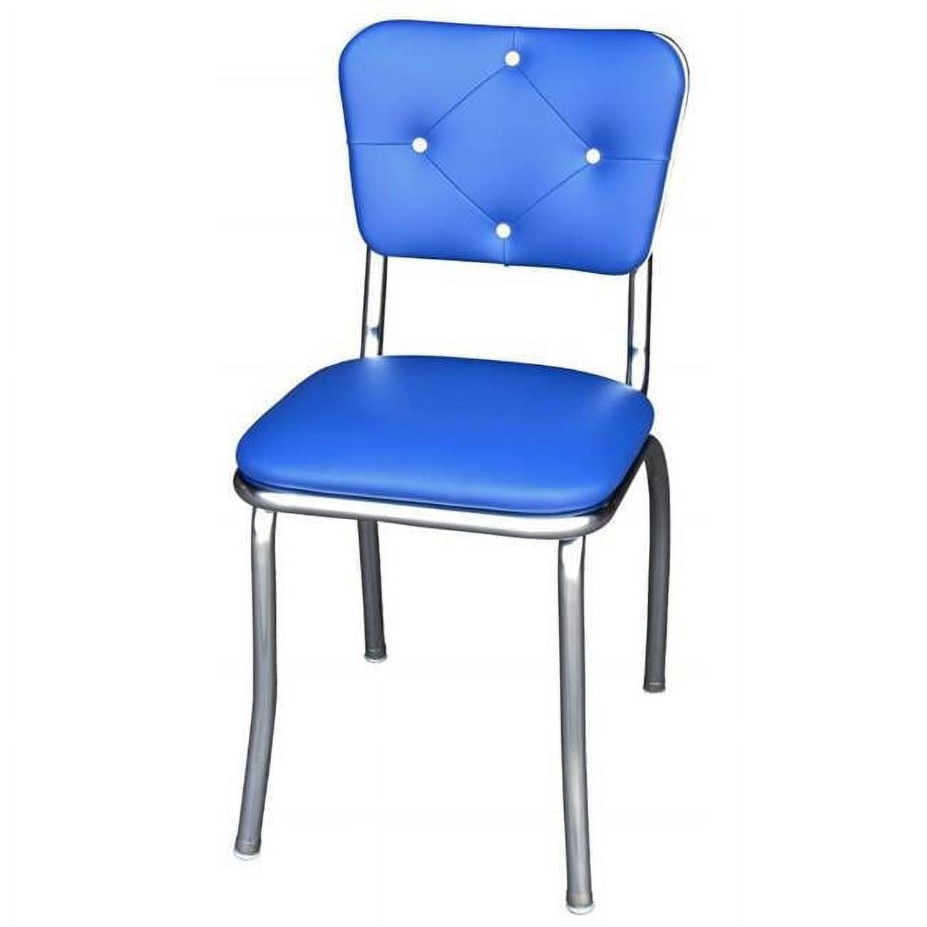 Richardson Seating Corp 4140RBL 4140 Lucy Diner Chair -Royal Blue- with ...