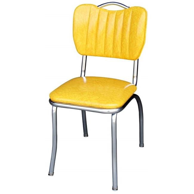 Richardson Seating Corp 4160CIY 4160 Handle Back Diner Chair -Cracked ...
