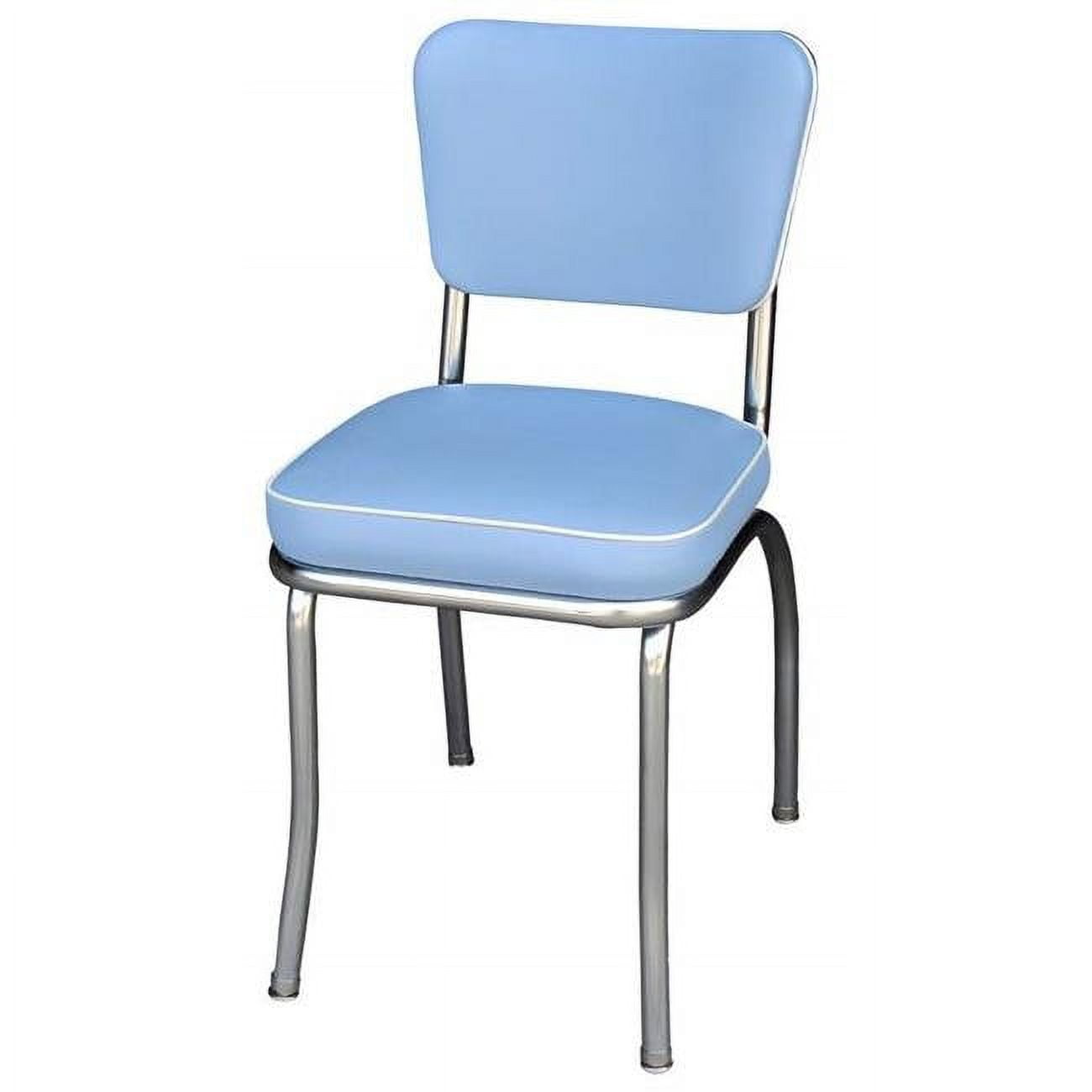 Richardson Seating Corp Heavy Duty Diner Chair, Bristol Blue Vinyl, 2 ...