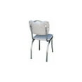 Richardson Seating Handle Back Diner Chair with 1" Pulled Seat-Color:Cr ...