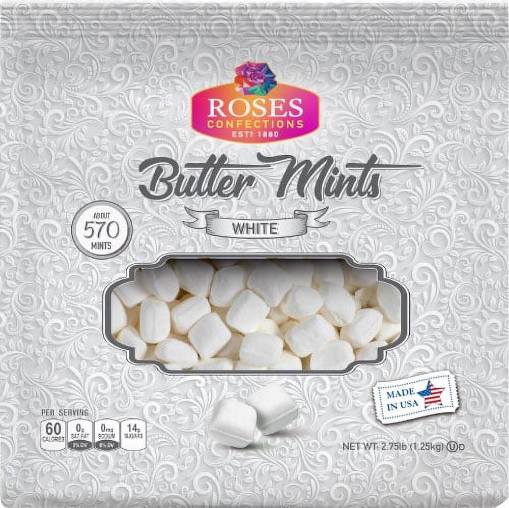 Richardson White Butter Mints 44 Oz. Bag - Walmart.com