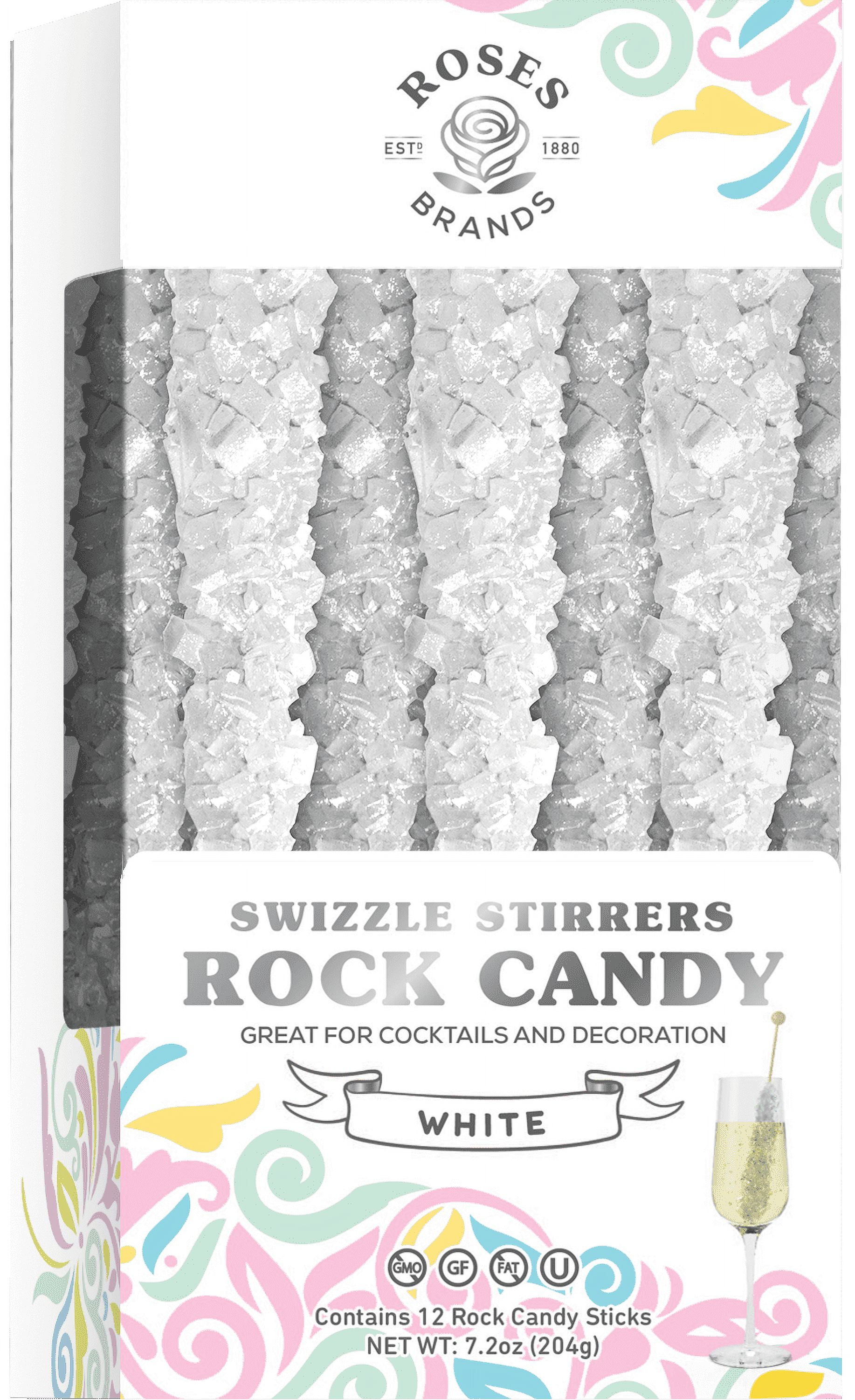 Richardson White Rock Candy Swizzle Sticks 12 piece box - Walmart.com