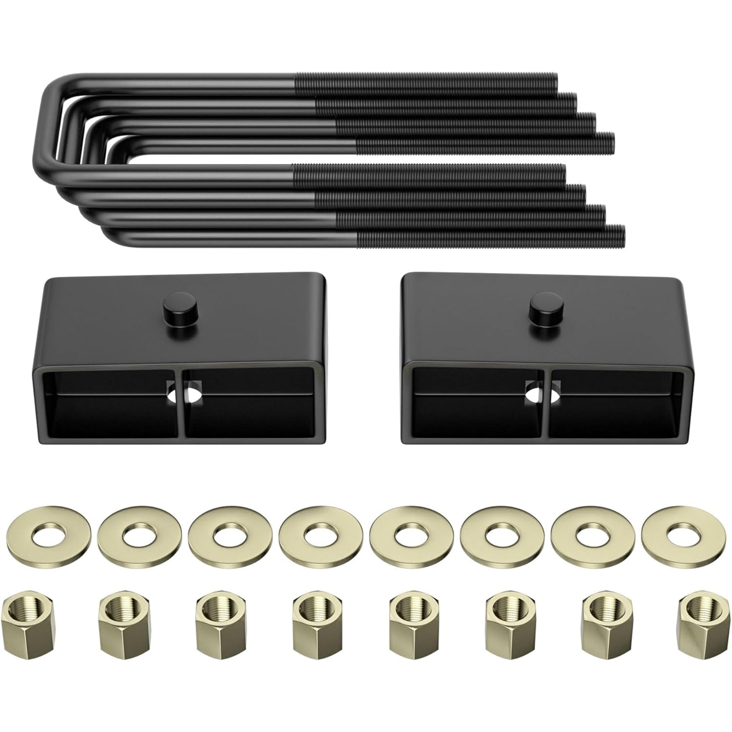 Richeer 2'' Rear Leveling Lift Block Kit Compatible with 1999-2024 ...