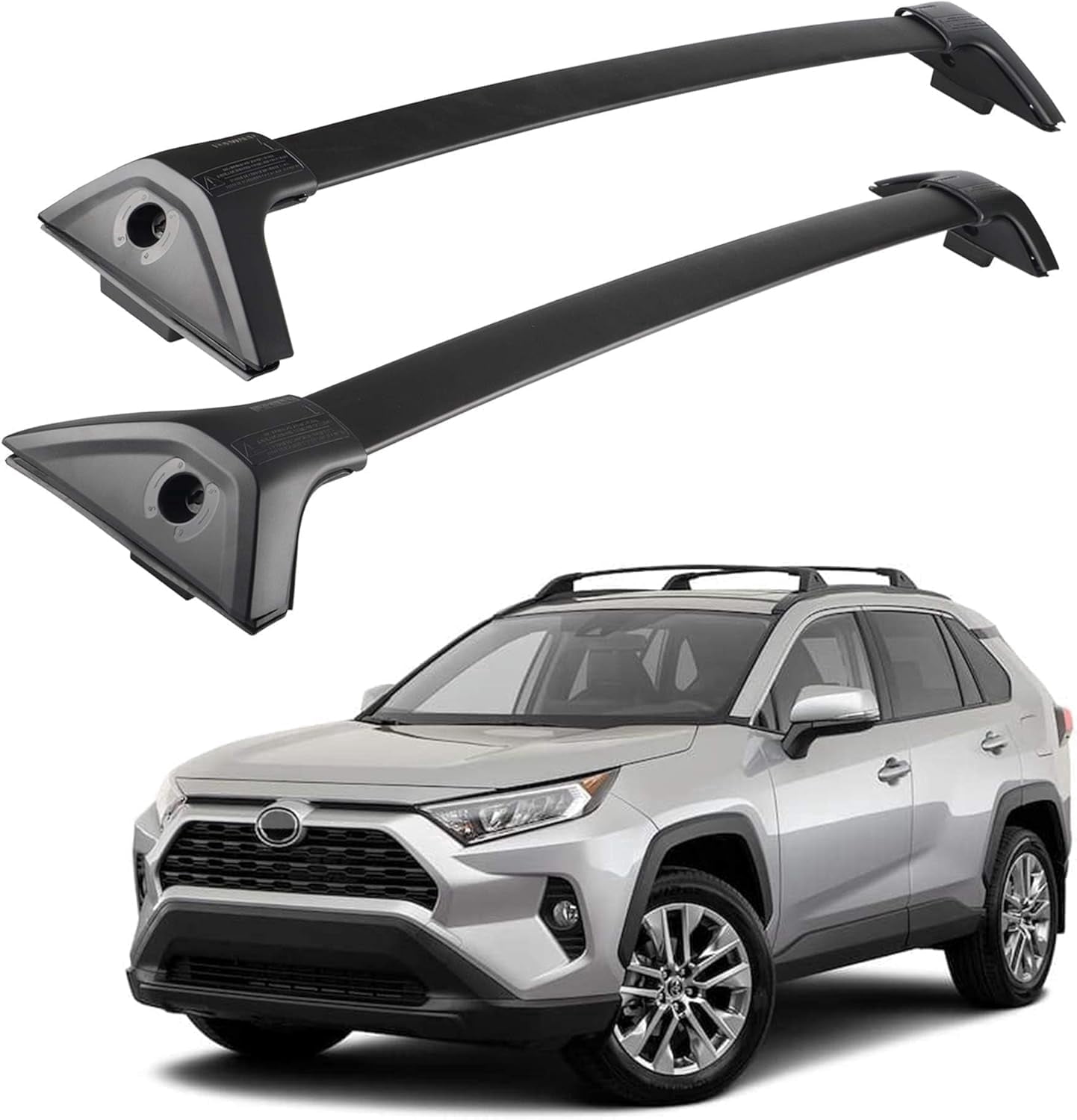 Richeer 300LBS Roof Rack Cross Bars for 2019-2025 RAV4 LE XLE XSE ...