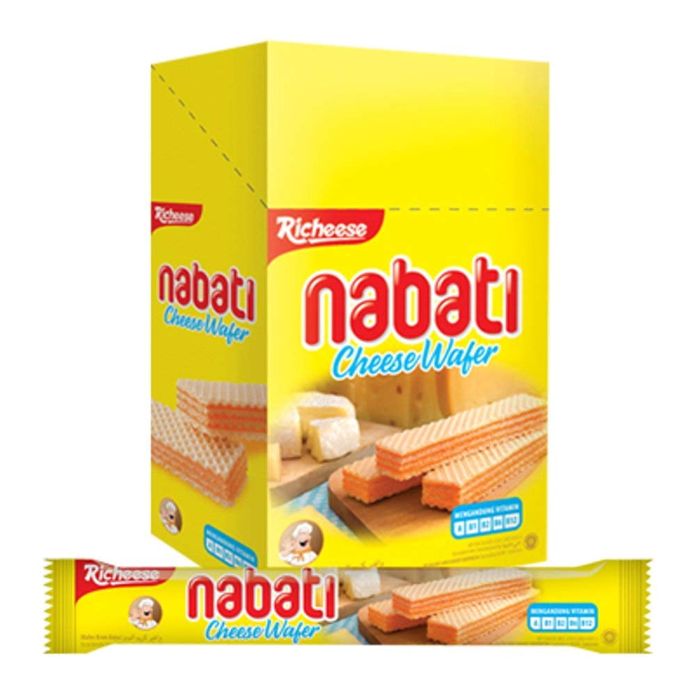 Richeese Nabati Cheese Wafer IRF13 Snacks 1 Box (20 Piece x 7g ...