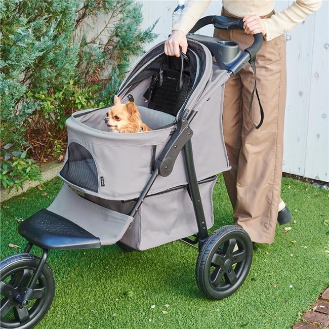 Richell 20000 Easy Collapsible Jogging Pet Stroller - Walmart.com