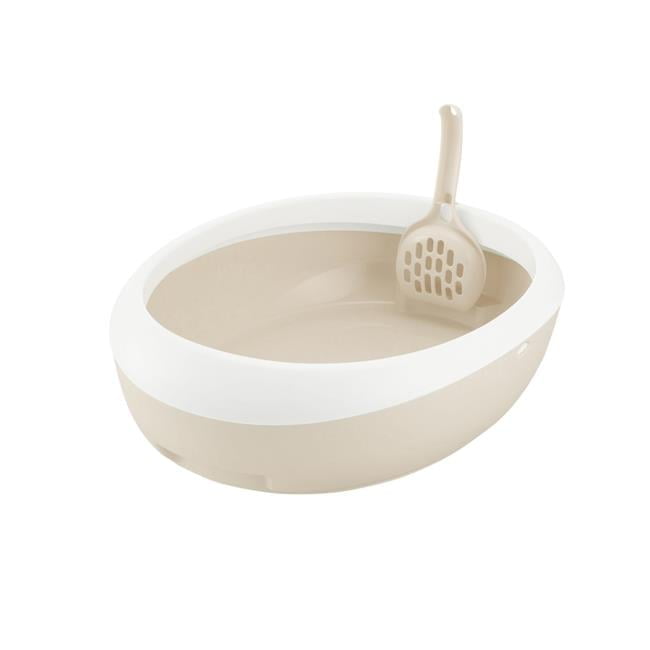 Richell 60008 PAW TRAX Top Open Cat Litter Pan - White - Walmart.com