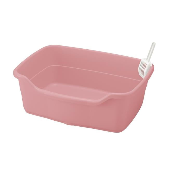 Richell 60028 PAW TRAX Wide Cat Litter Pan - Pink - Walmart.com