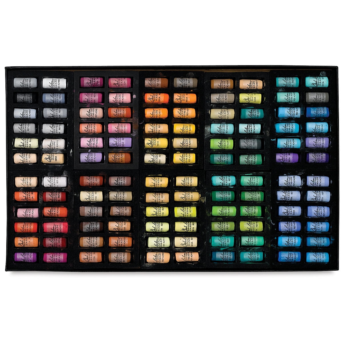 Richeson Handmade Soft Pastels - Assorted Colors, Set of 120, Half ...