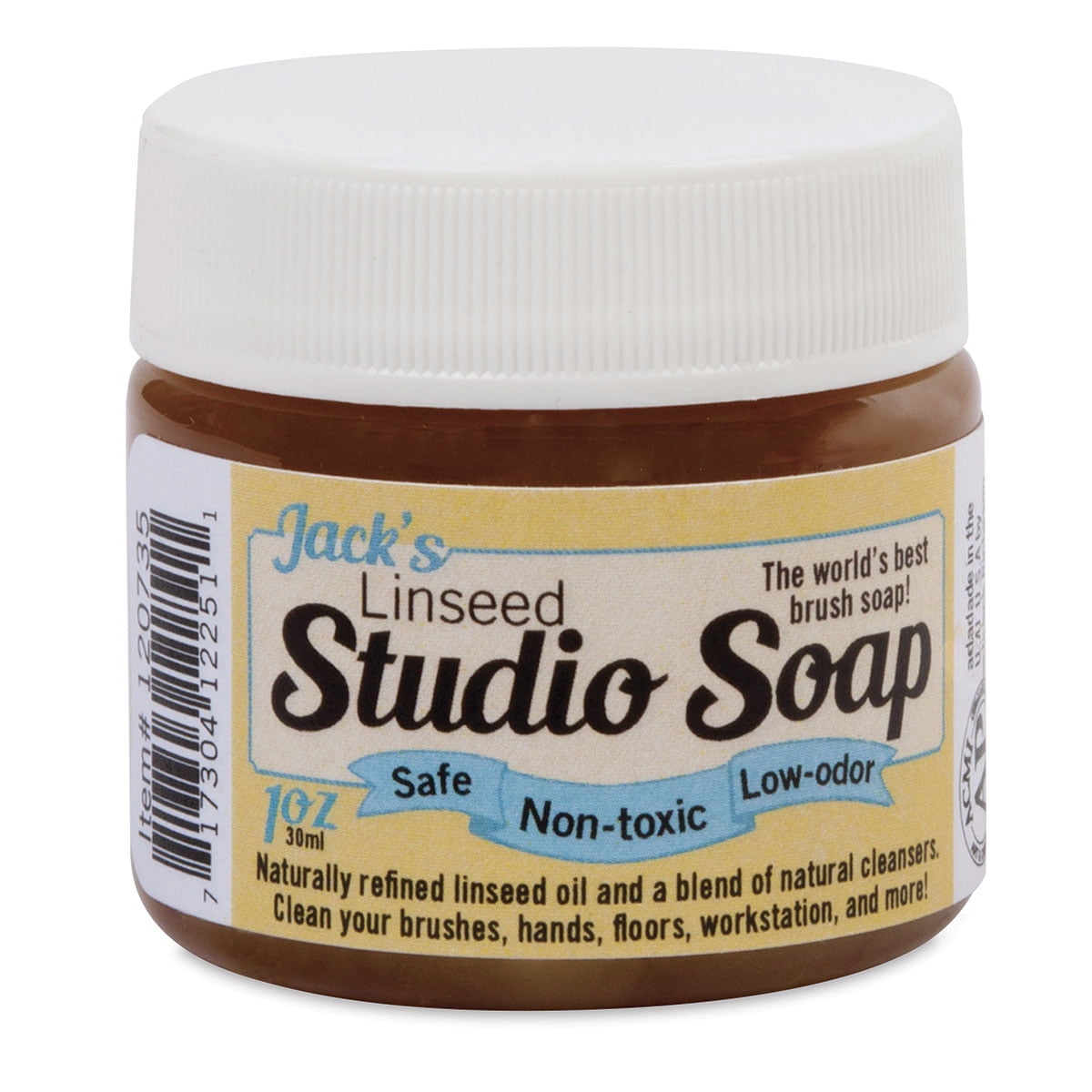 Richeson Jack's Linseed Studio Soap - 1.25 oz bottle - Walmart.com