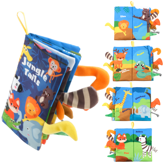 Richgv Baby Cloth Books, Soft Early Education Toys for Babies, Baby ...