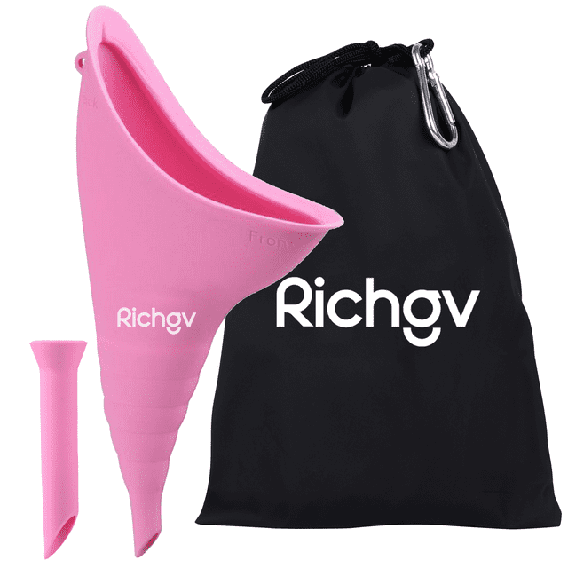 Richgv Female Urination Device, Silicone Female Urinal Women Funnel ...