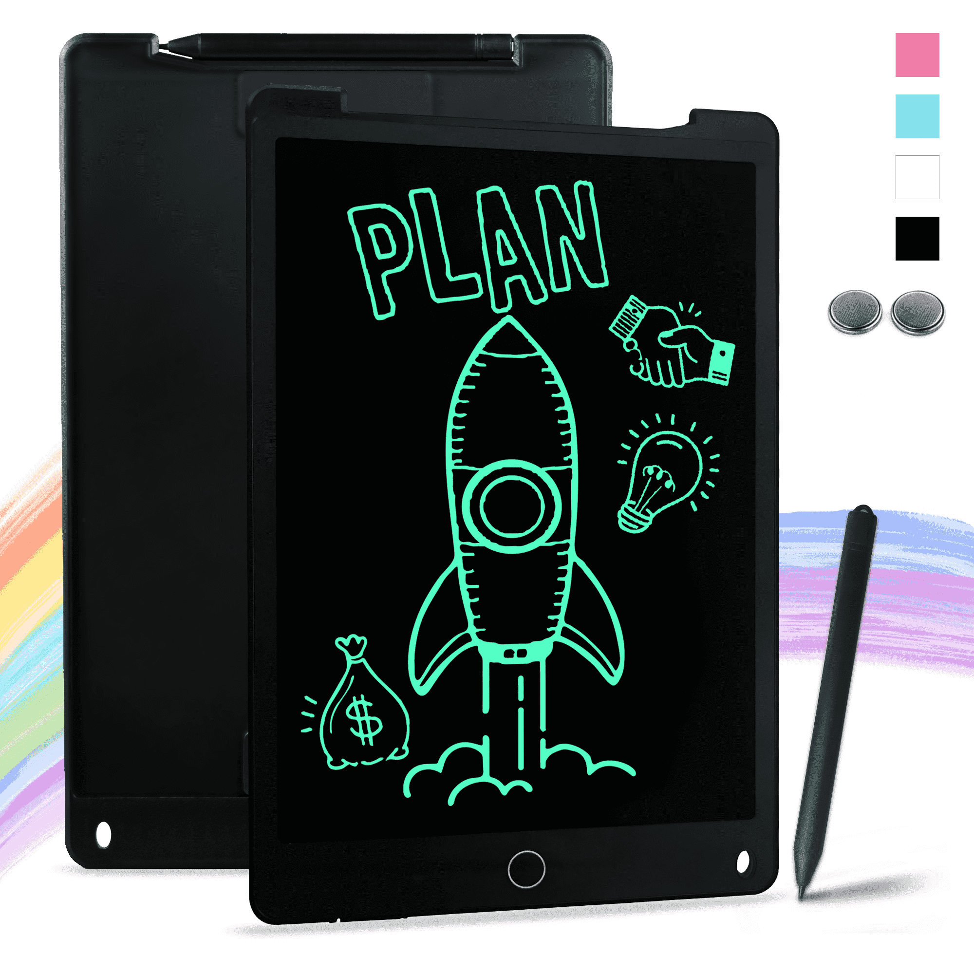 Richgv LCD Writing Tablet 12 Inch Electronic Graphics Tablet for Kids ...