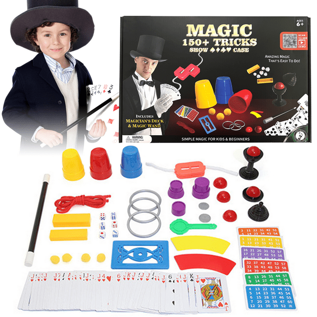 Richgv Magic Kit 150+ Magic Tricks for Kids, Magic Set for Beginners ...