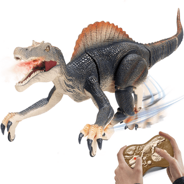 HANMUN Robot Dinosaur Toy for Kids 3-8+, T rex with Light & Roaring ...