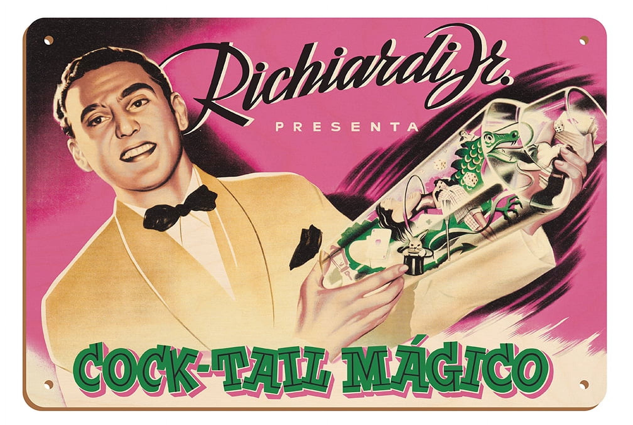 Richiardi Jr. - Magico - Vintage Magic Poster c.1950’s - 8 x 12 inch ...