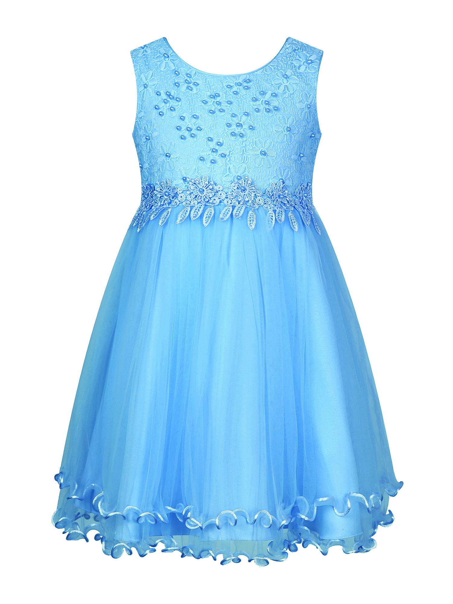 Richie House Girls' Princess Party Dress with Layered Mesh Bottoms ...
