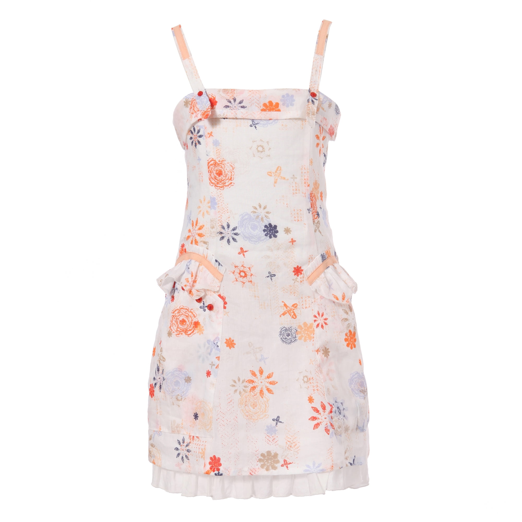 Richie House Girls' cute braces long dress with adjustable shoulder ...