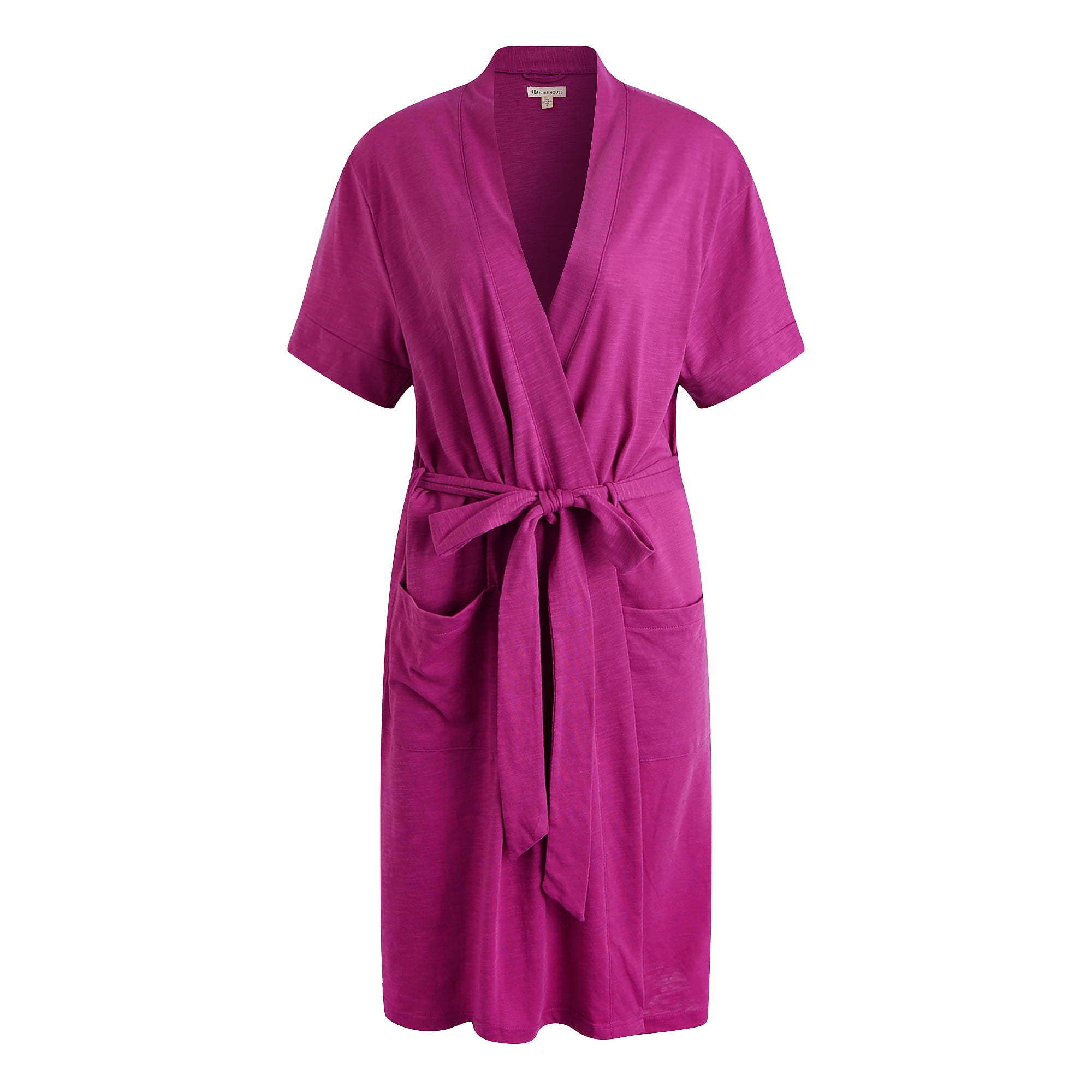 Richie House Kimono Robe Women's Short Sleeve Cotton Bathrobe Party ...