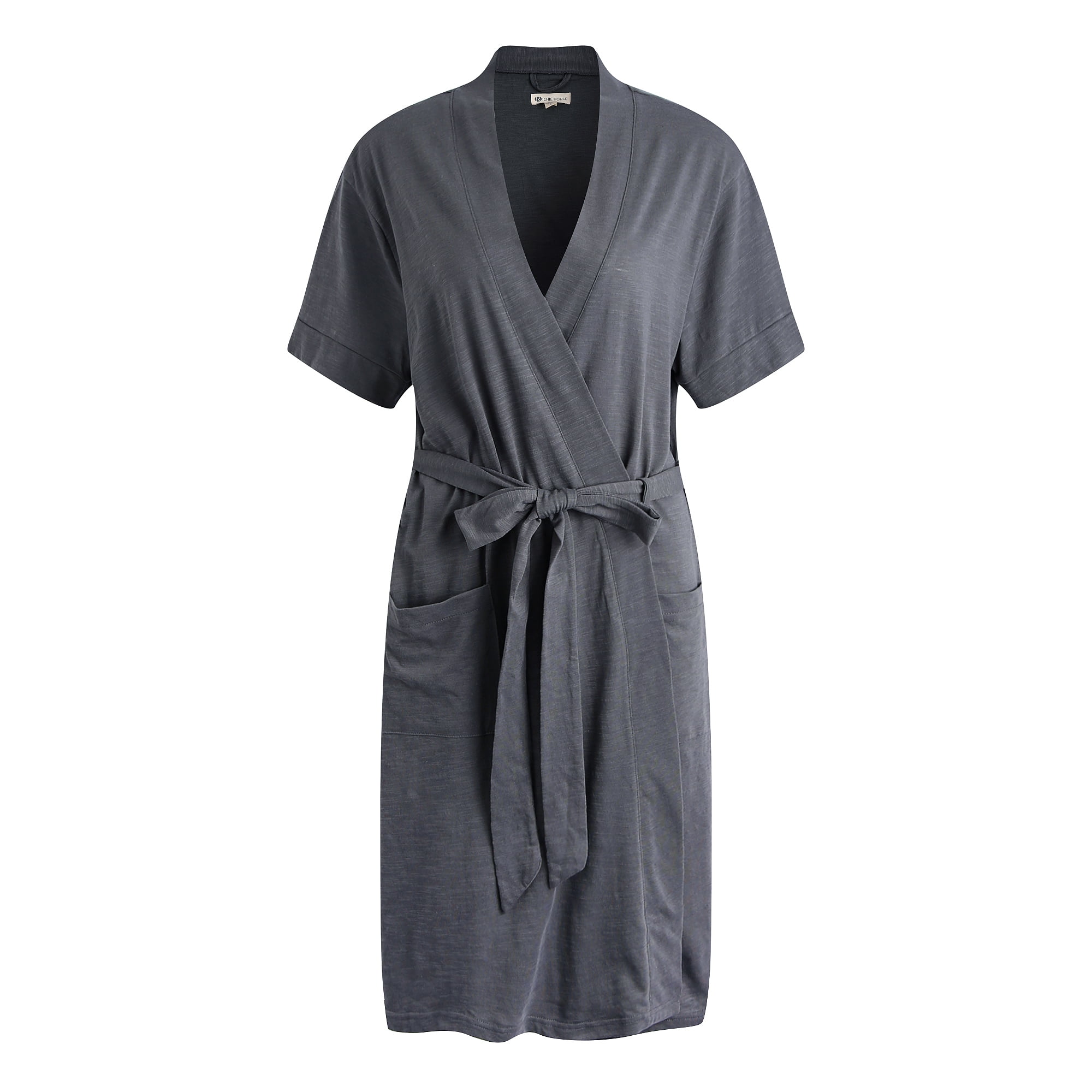 Richie House Kimono Robe Women's Short Sleeve Cotton Bathrobe Party ...