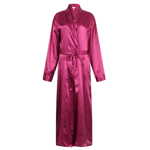 Richie House Men's Satin Robe Bathrobe RHM2840 - Walmart.com