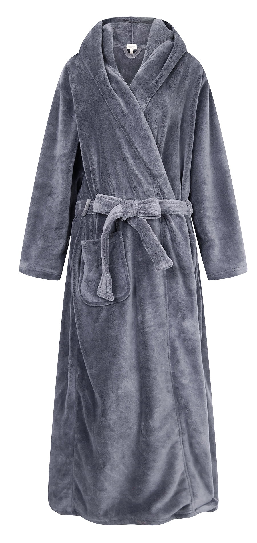 Richie House Men's 100% Polyester Warm, Soft, Cozy Fleece Robe Bathrobe ...