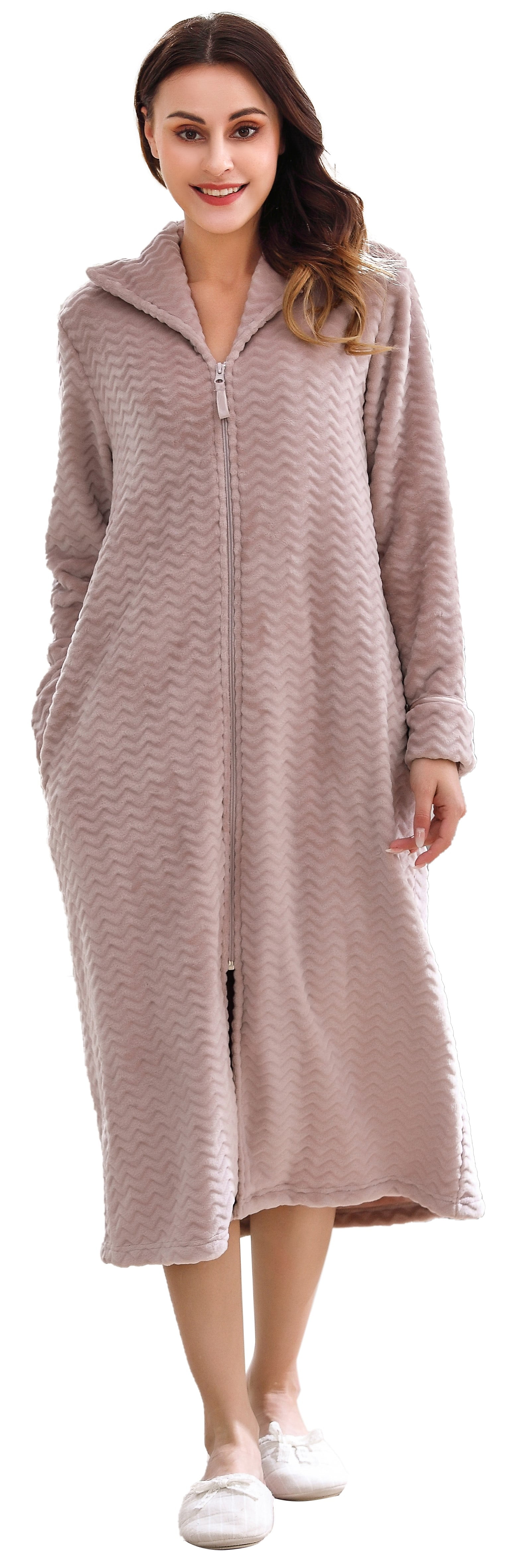 Richie House Solid Pockets Robe (Women's) 1 Pack - Walmart.com