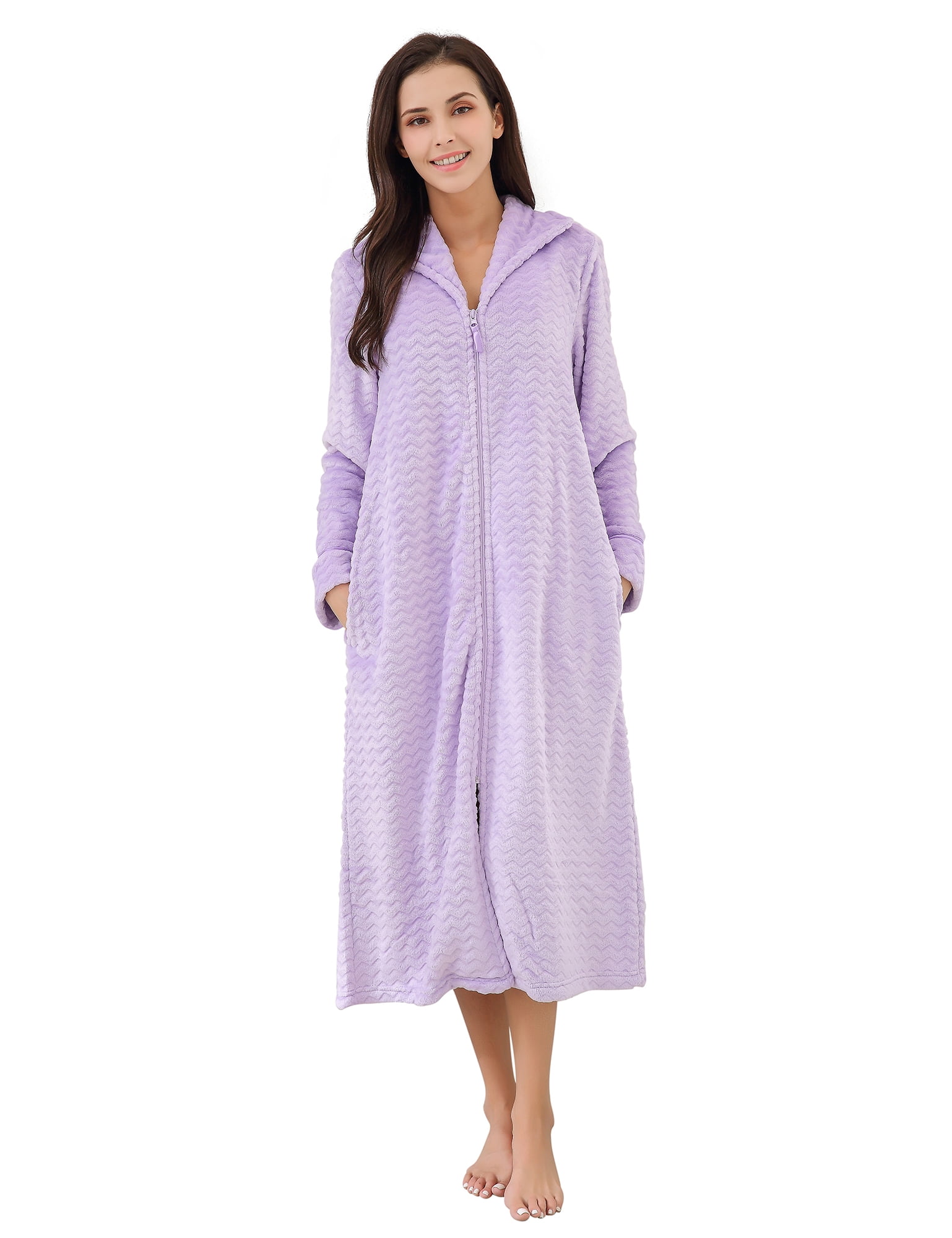 Richie House Solid Pockets Robe (Women's) 1 Pack - Walmart.com