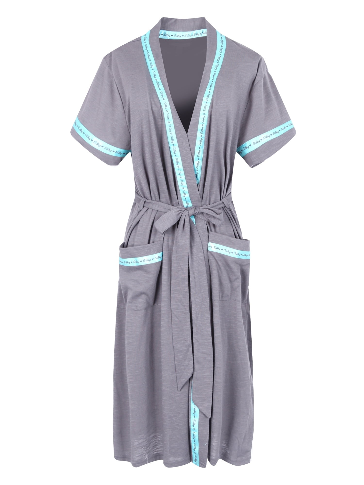 Richie House Women's Short Sleeve Cotton Bathrobe Robe RHW2753 ...