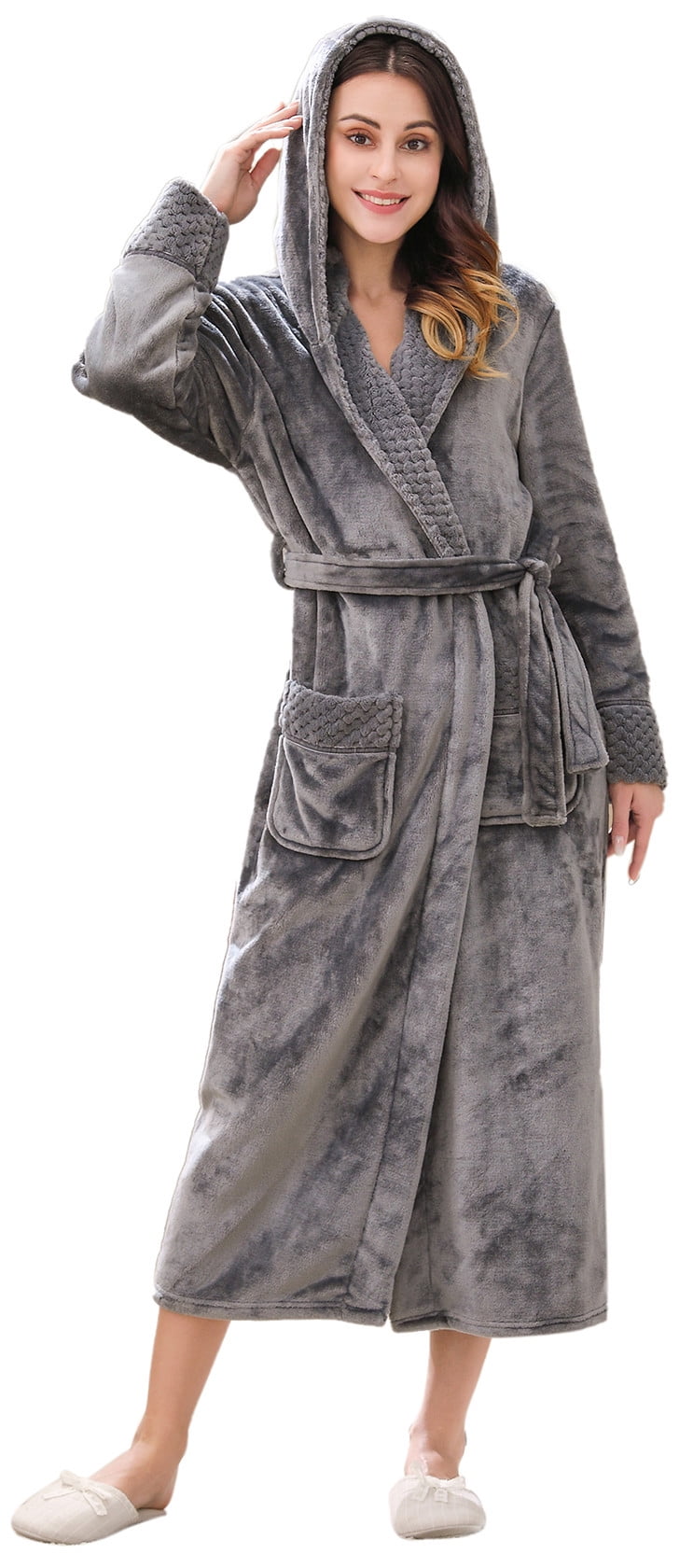Richie House Women's long sleeve robe RHW2823 - Walmart.com