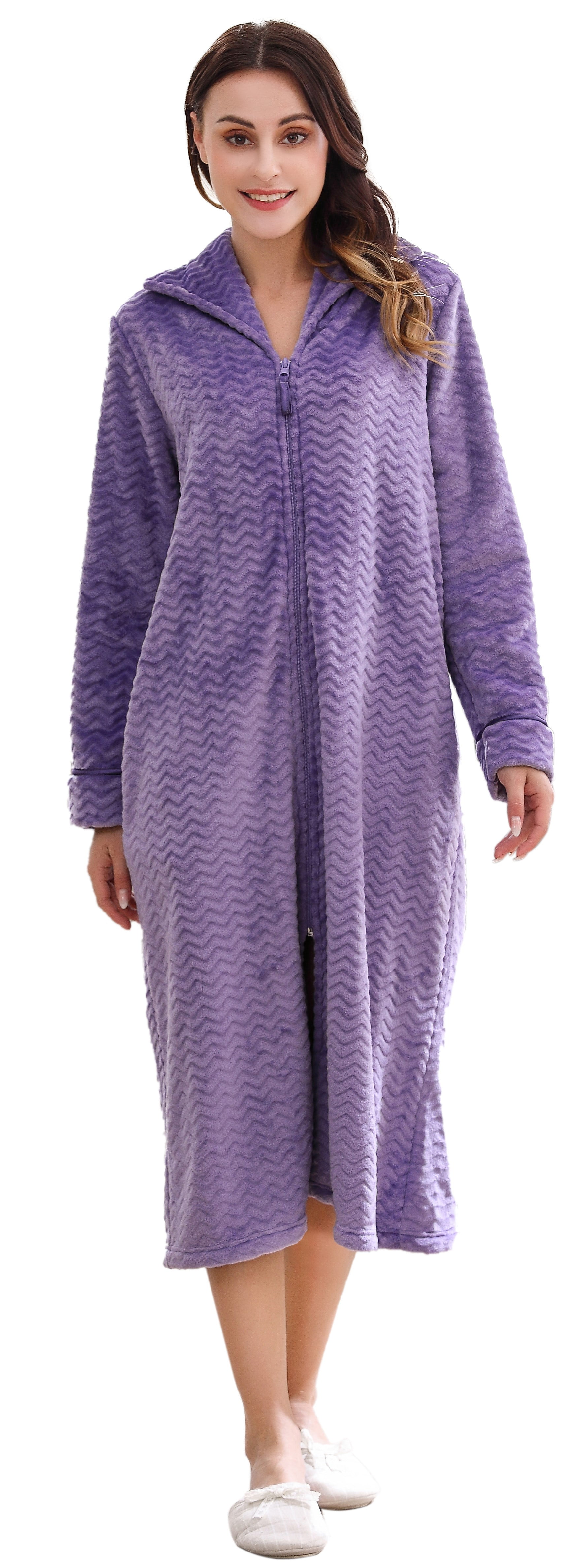 Richie House Women's long sleeve robe RHW2856 - Walmart.com