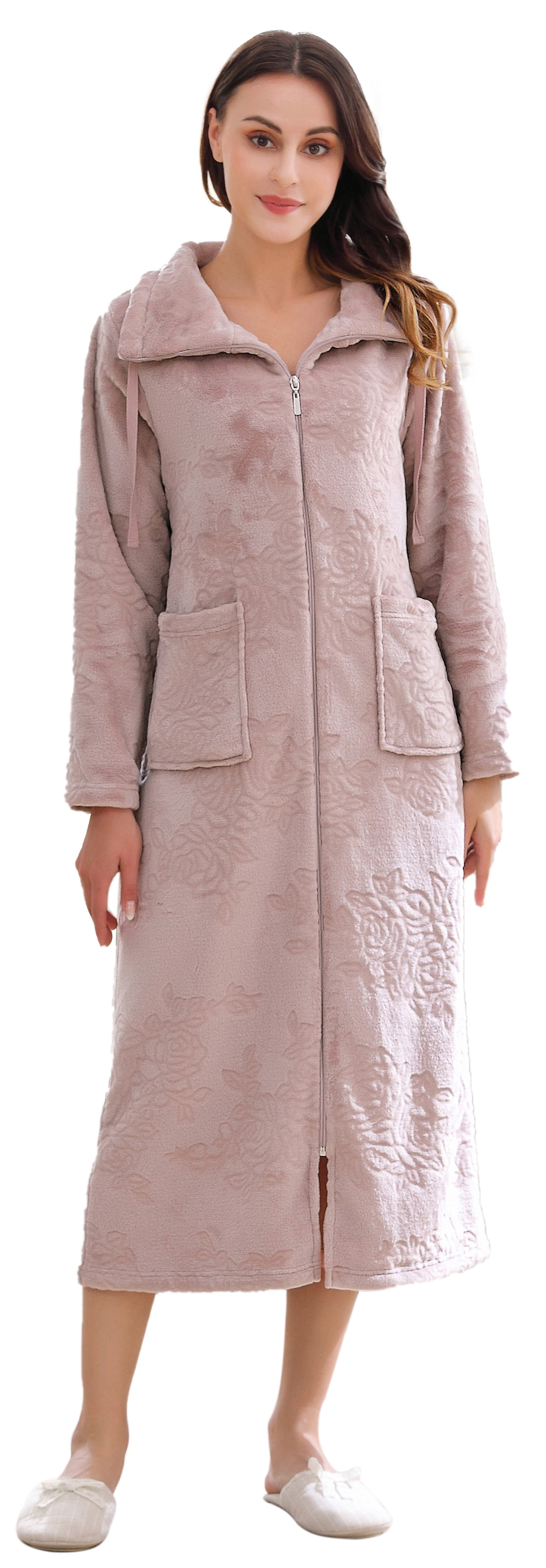 Richie House Women's long sleeve robe RHW2883 - Walmart.com