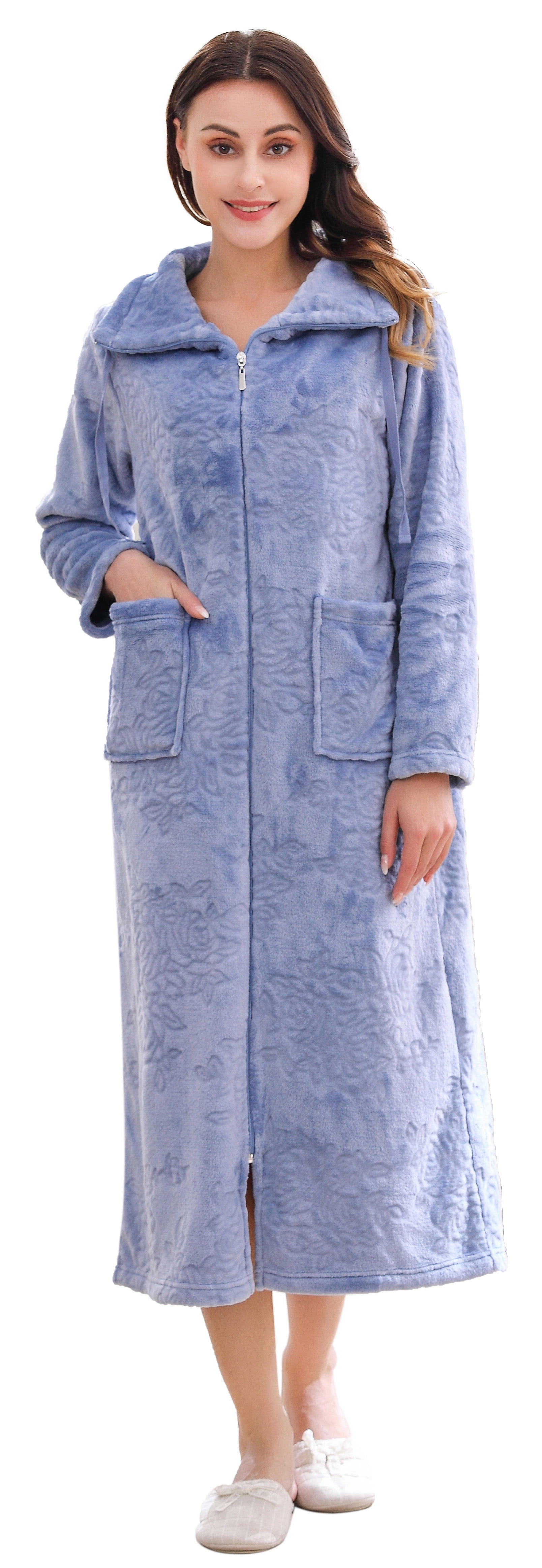 Richie House Women's long sleeve robe RHW2883 - Walmart.com