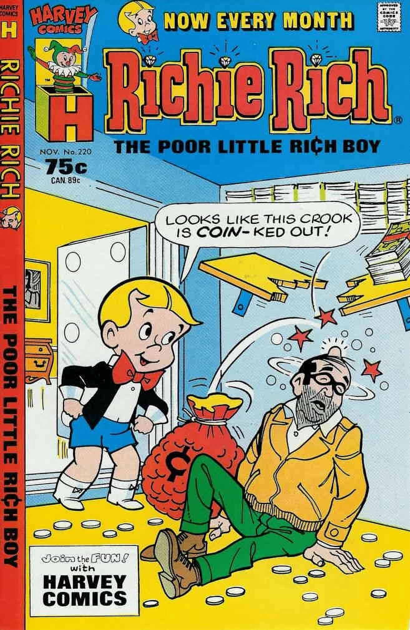 Richie Rich (1st Series) #220 VF ; Harvey Comic Book - Walmart.com