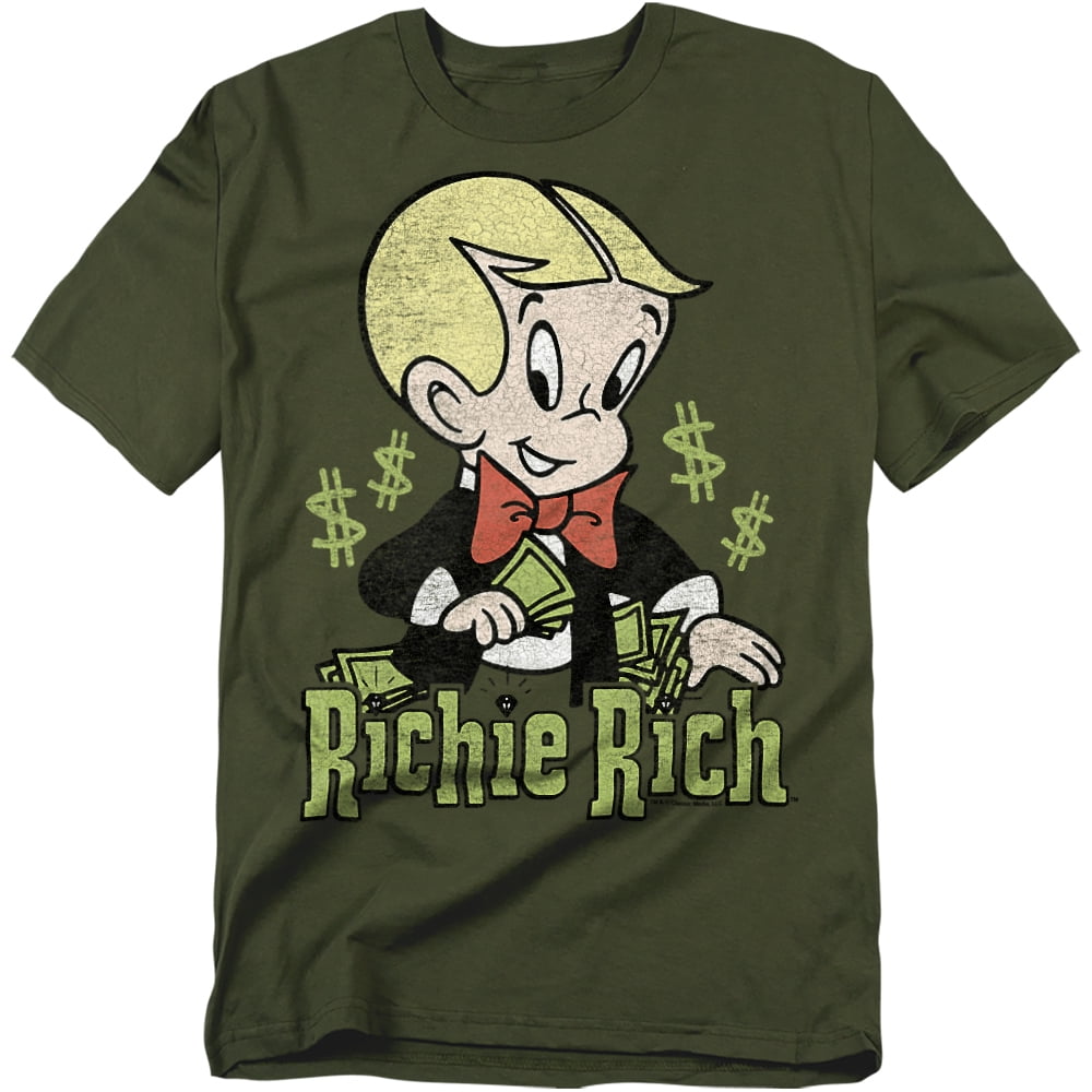 Richie Rich T-Shirt Rich Logo Unisex Graphic Tee For Men & Women ...