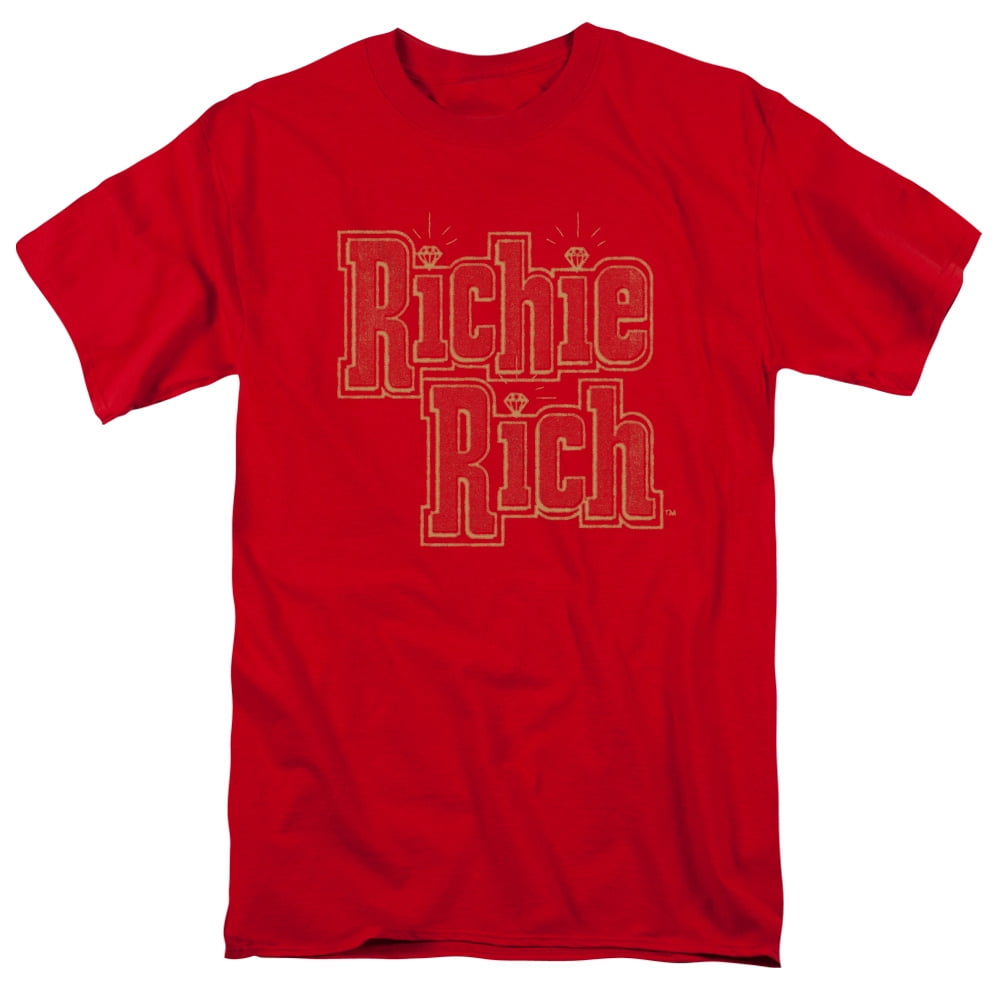 Richie Rich Stacked Officially Licensed Adult T-Shirt M - Walmart.com
