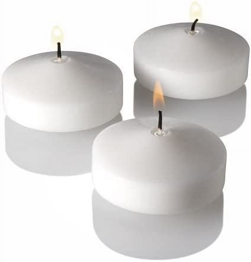 Richland® 3" Floating Candles White Unscented Set of 48 - Walmart.com