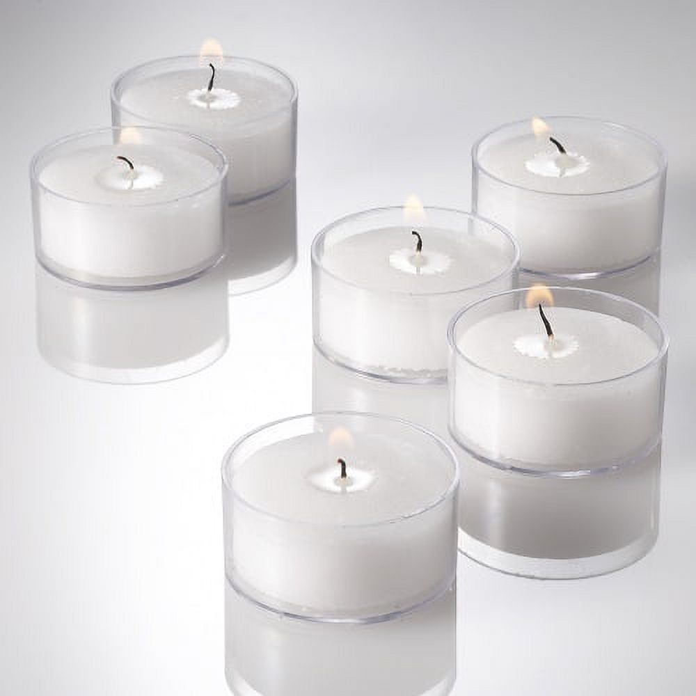 Richland Clear Tealight Candles White Unscented Set of 50 - Walmart.com