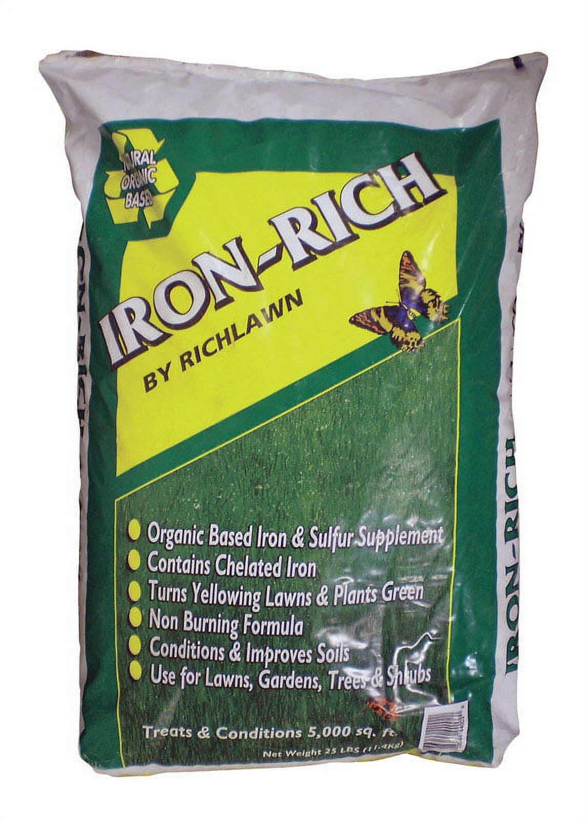 Richlawn Iron-rich Organic General Purpose Fertilizer for Garden and ...