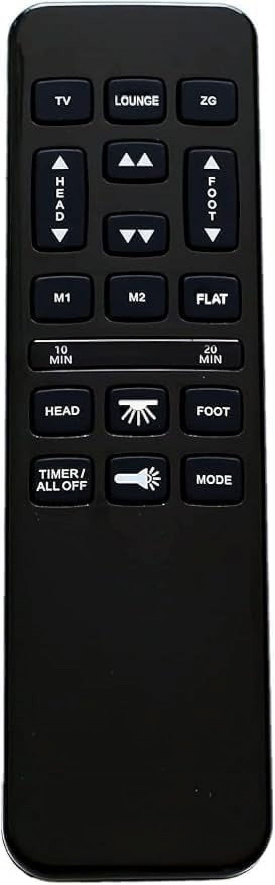 Richmat HJH55 Remote Control for Adjustable Bed Base (Remote 1 ...