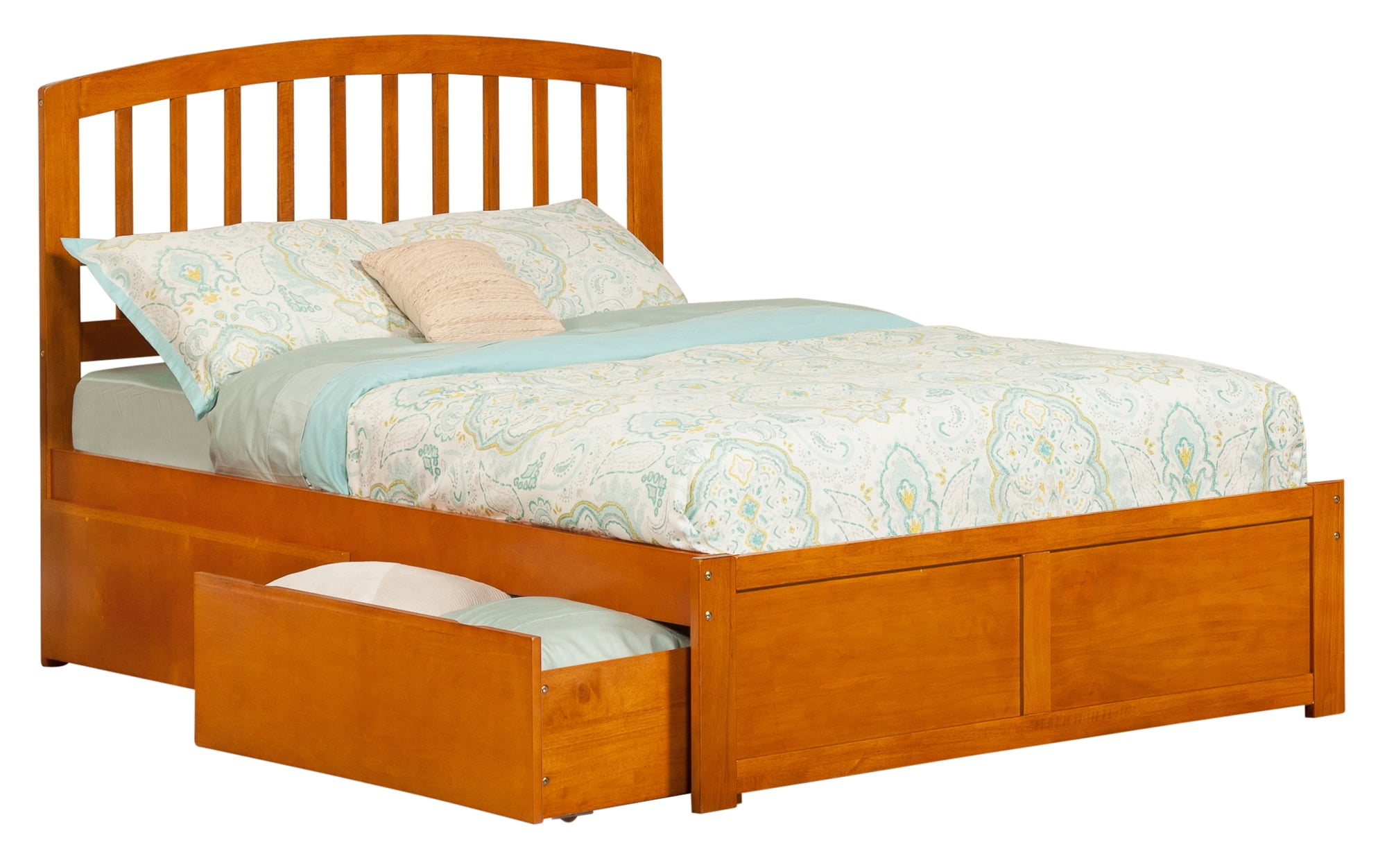 Richmond Platform Bed with Flat Panel Foot Board and 2 Urban Bed ...