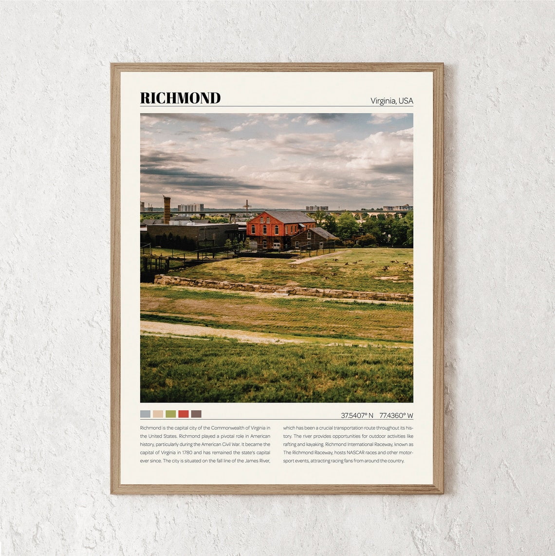 Richmond Print, Richmond Wall Art, Richmond Poster, Richmond Photo ...
