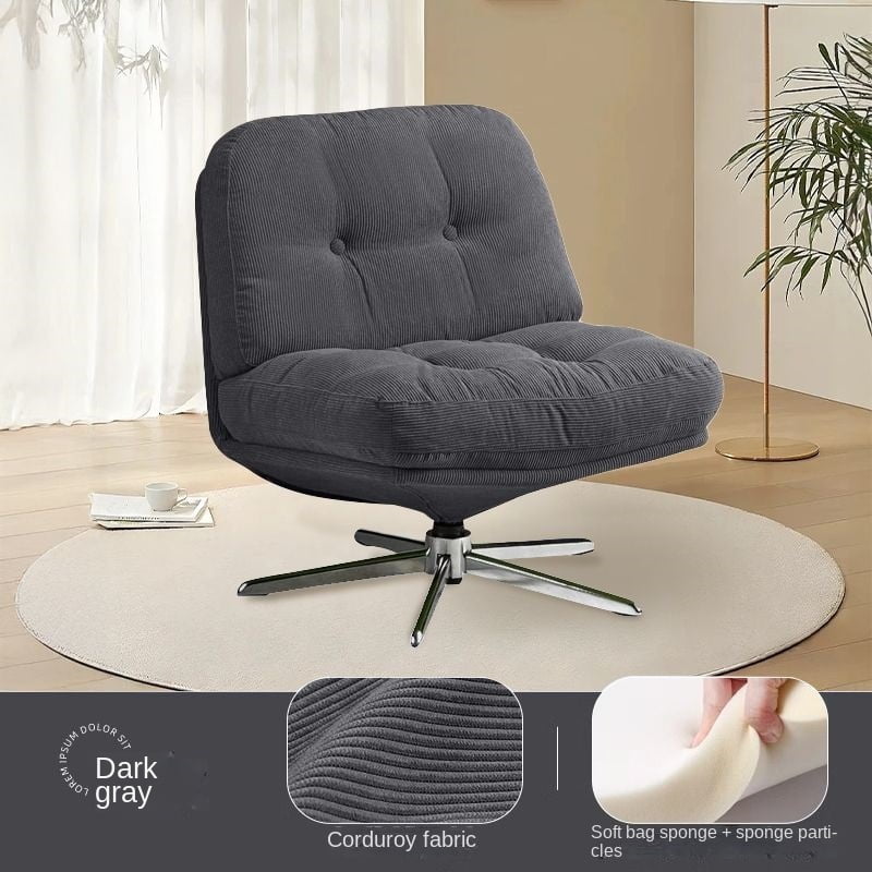 Richome Living Room Sofa Chair Rotatable Balcony Small Unit Single ...