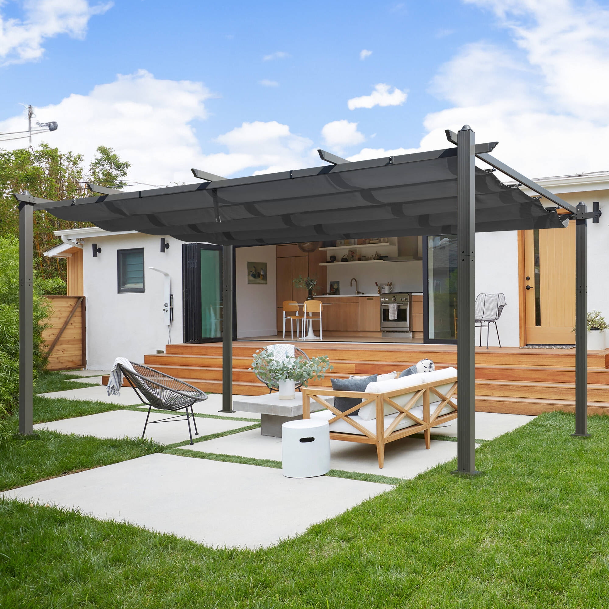 Shatex 90% Shade Fabric Shade Fabric Sun Shade Cloth with Grommets for ...