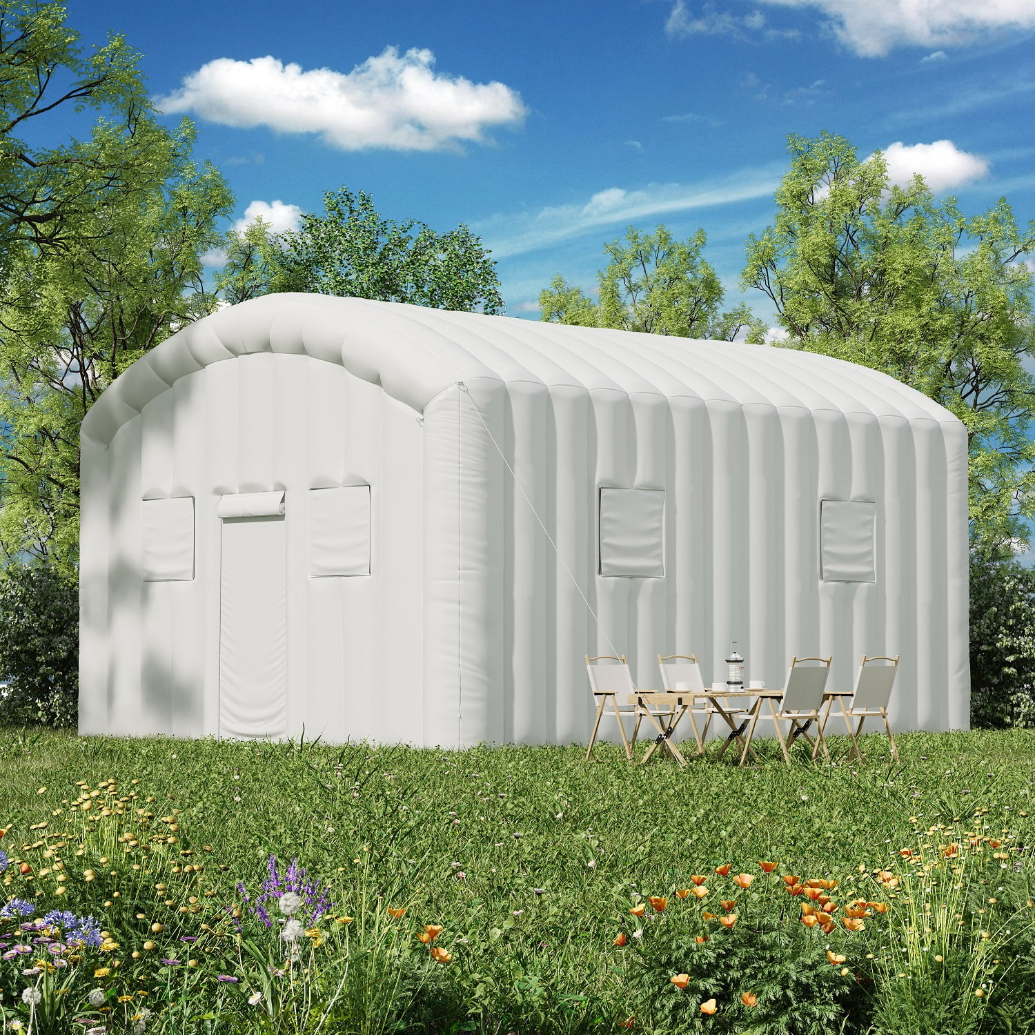 Richryce Inflatable Night Club/Large Inflatable Party Tent - Disco Cube ...