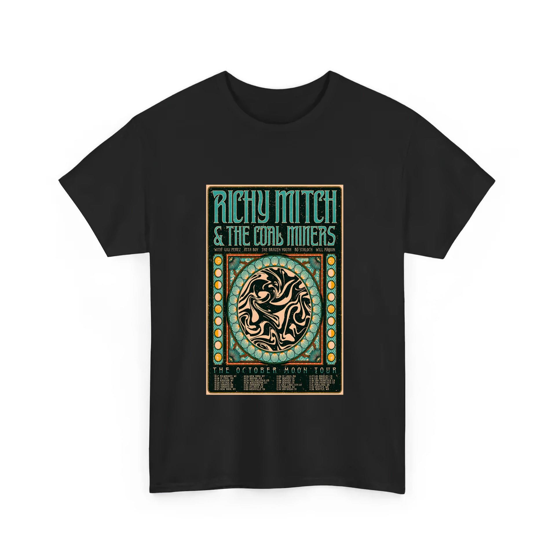 Richy Mitch And The Coal Miners The October Moon 24 Tour Shirt ...