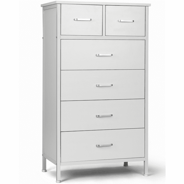 Richya Chest of Drawers, Dresser for Bedroom & Living Room with 6 ...