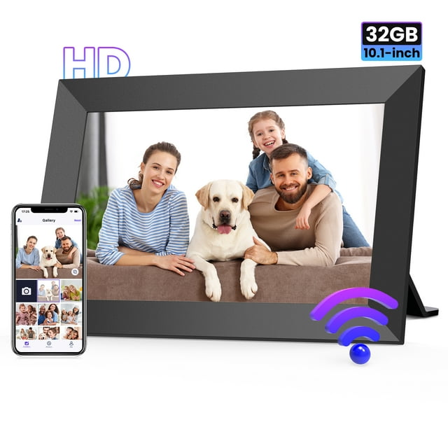 Ricilar 10.1 inch Digital Picture Frame, 32GB WiFi Picture Frame with ...