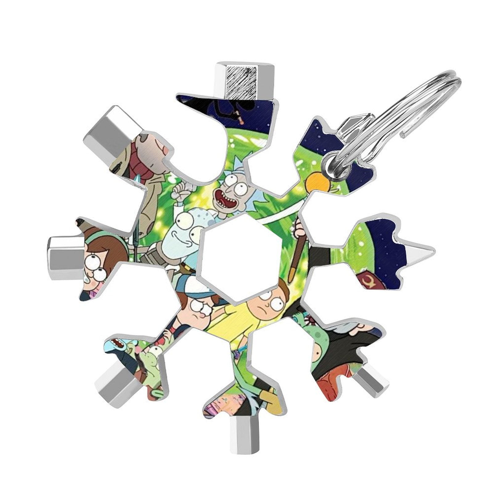 Rick And Morty 19-in-1 Snowflake Multi Tool, Bottle Opener/Flat ...