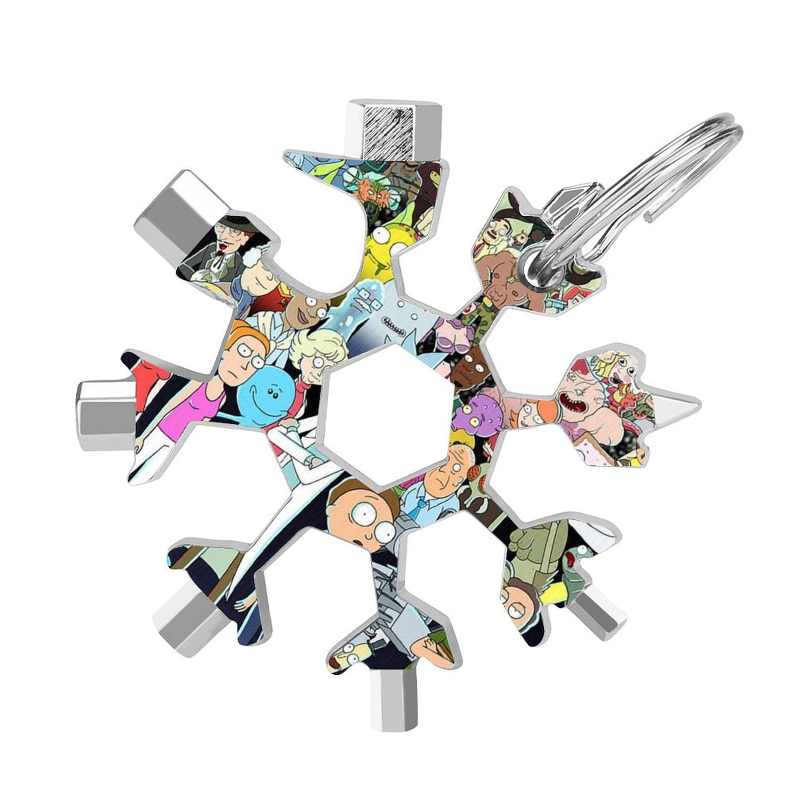 Rick And Morty 19-in-1 Snowflake Multi Tool, Bottle Opener/Flat ...
